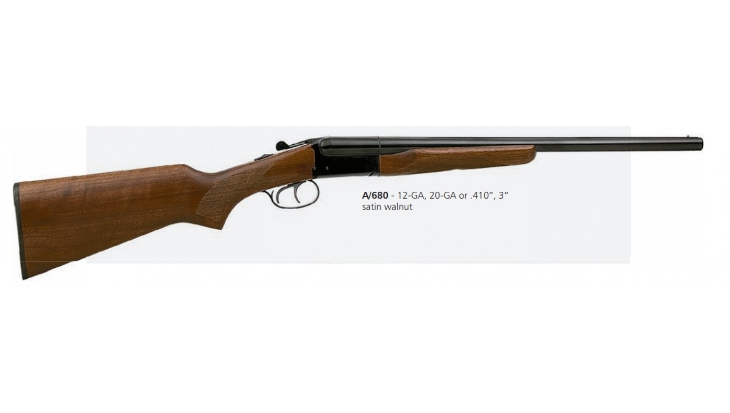 Boito A/680 DT EX 20 Gauge 3" 20" Barrel Side by Side Shotgun