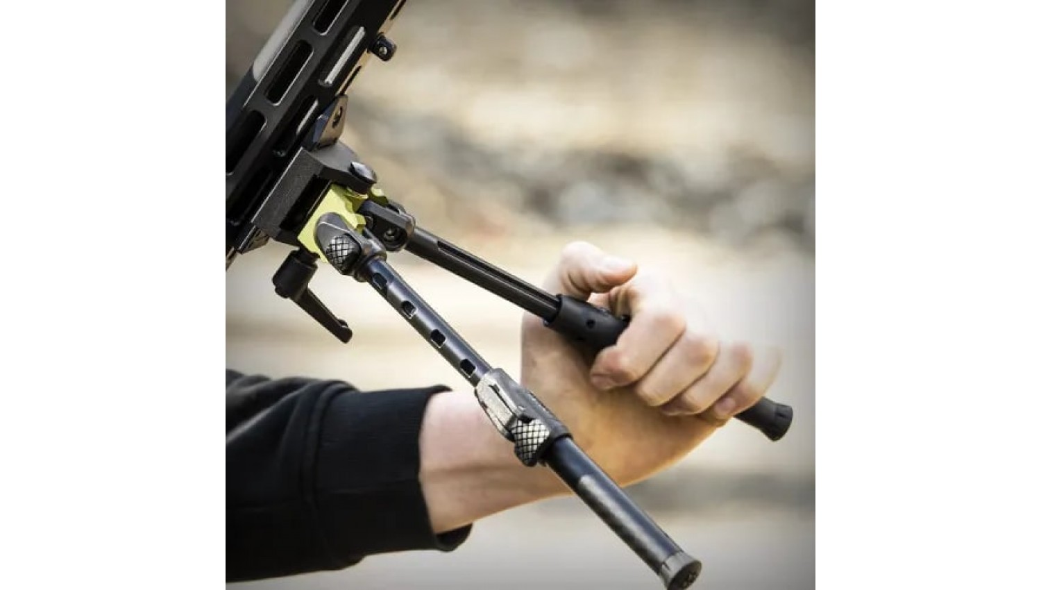 MDT GRND-POD Picatinny Black Bipod