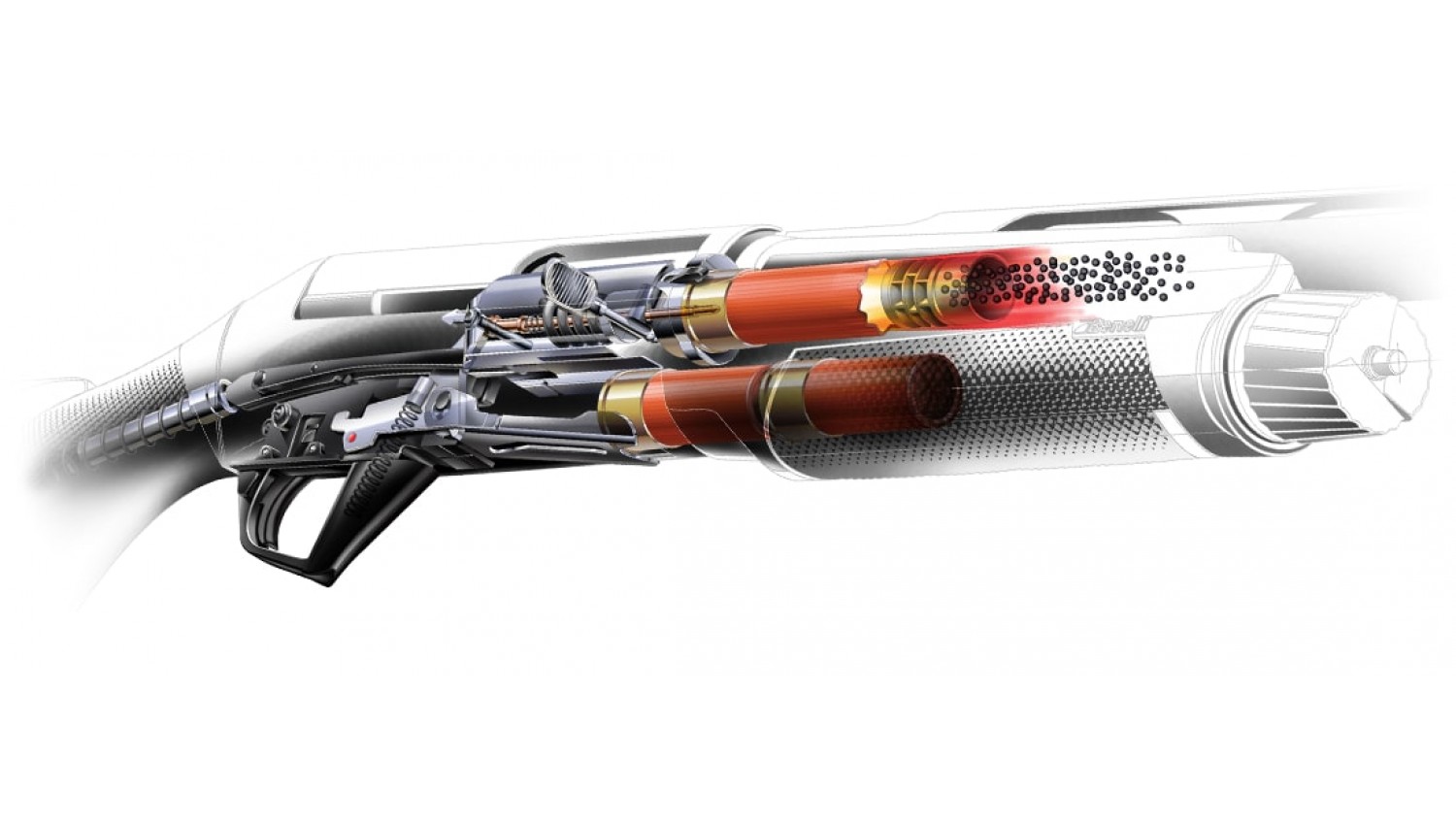 Benelli M2 Field Rifled Slug 20 Gauge 24" Barrel Semi Auto Shotgun