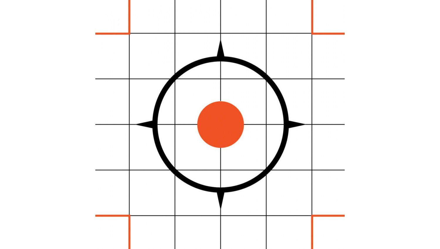 Allen EZ Aim Sight Grid100 Pack Paper Targets