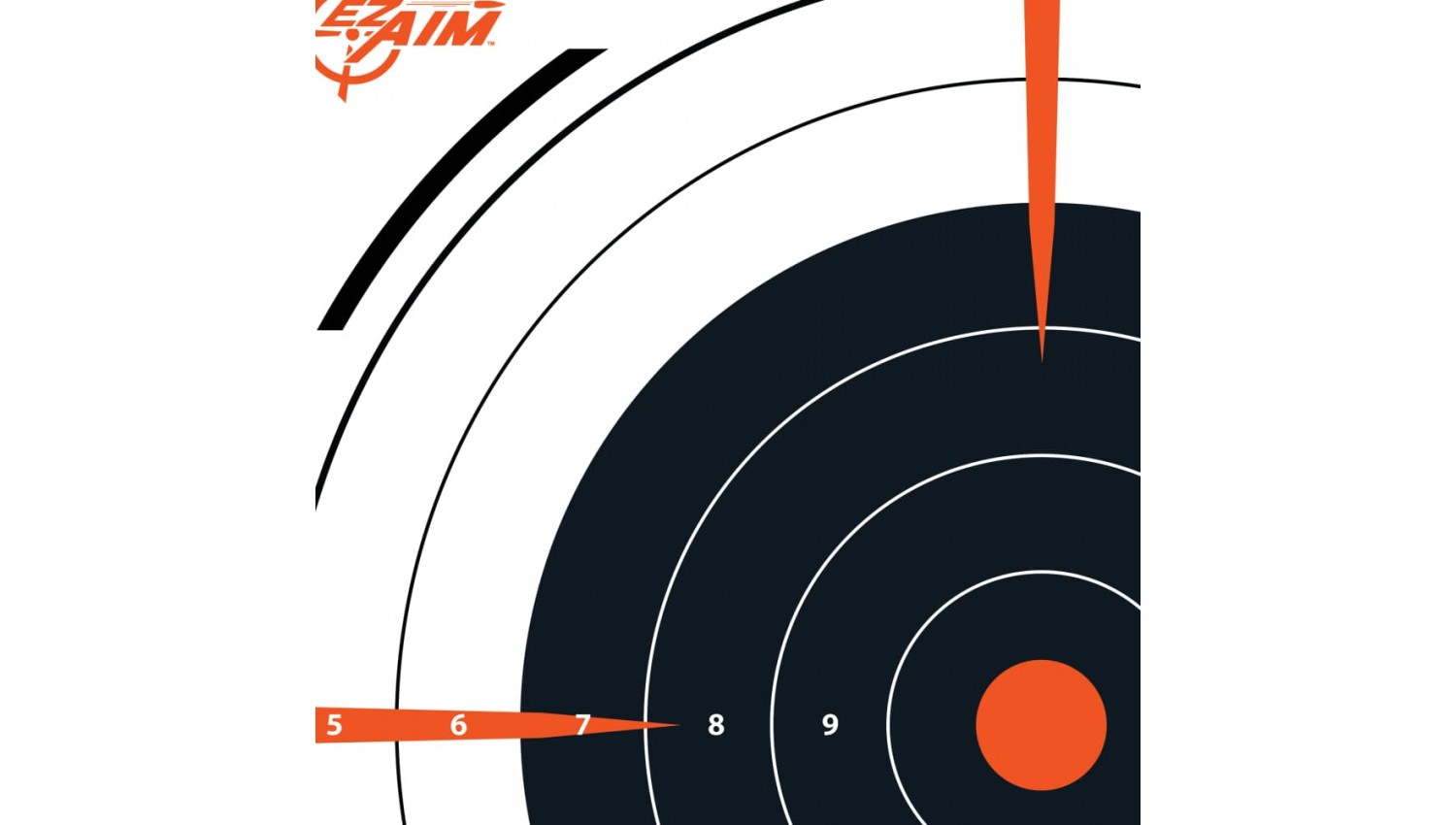Allen EZ-Aim Bullseye Paper Targets