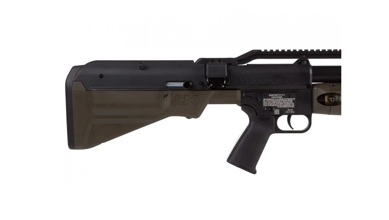 Umarex Hammer .50 Calibre 700+ FPS PCP Big Bore Hunting Air Rifle