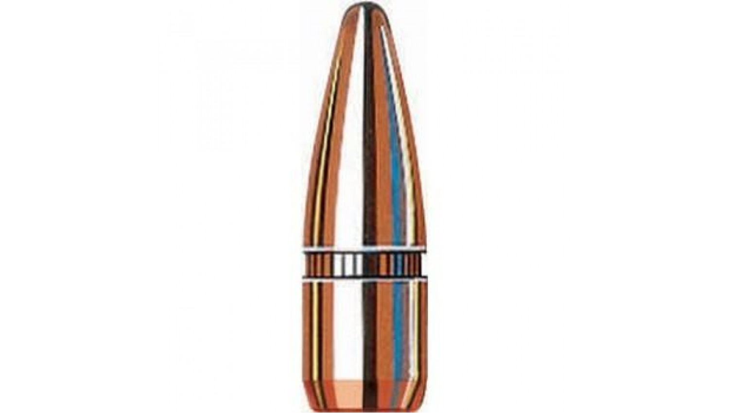 Hornady 22 Cal .224" 55 gr FMJ-BT with cannelure