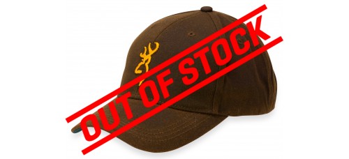 Browning Dura-Wax 3-D Buckmark Logo Ball Cap