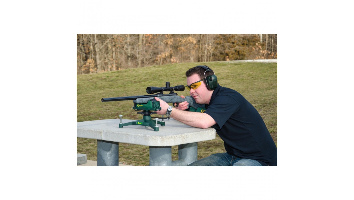 Caldwell Shooting The Rock Shooting Rest and Rear Bag Combo