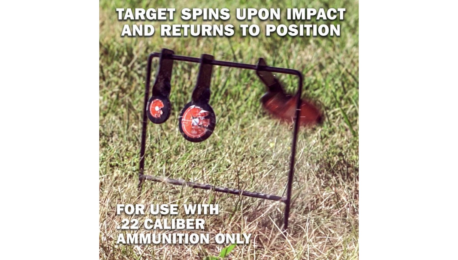 Champion Targets Rimfire Triple Gong Spinner Target