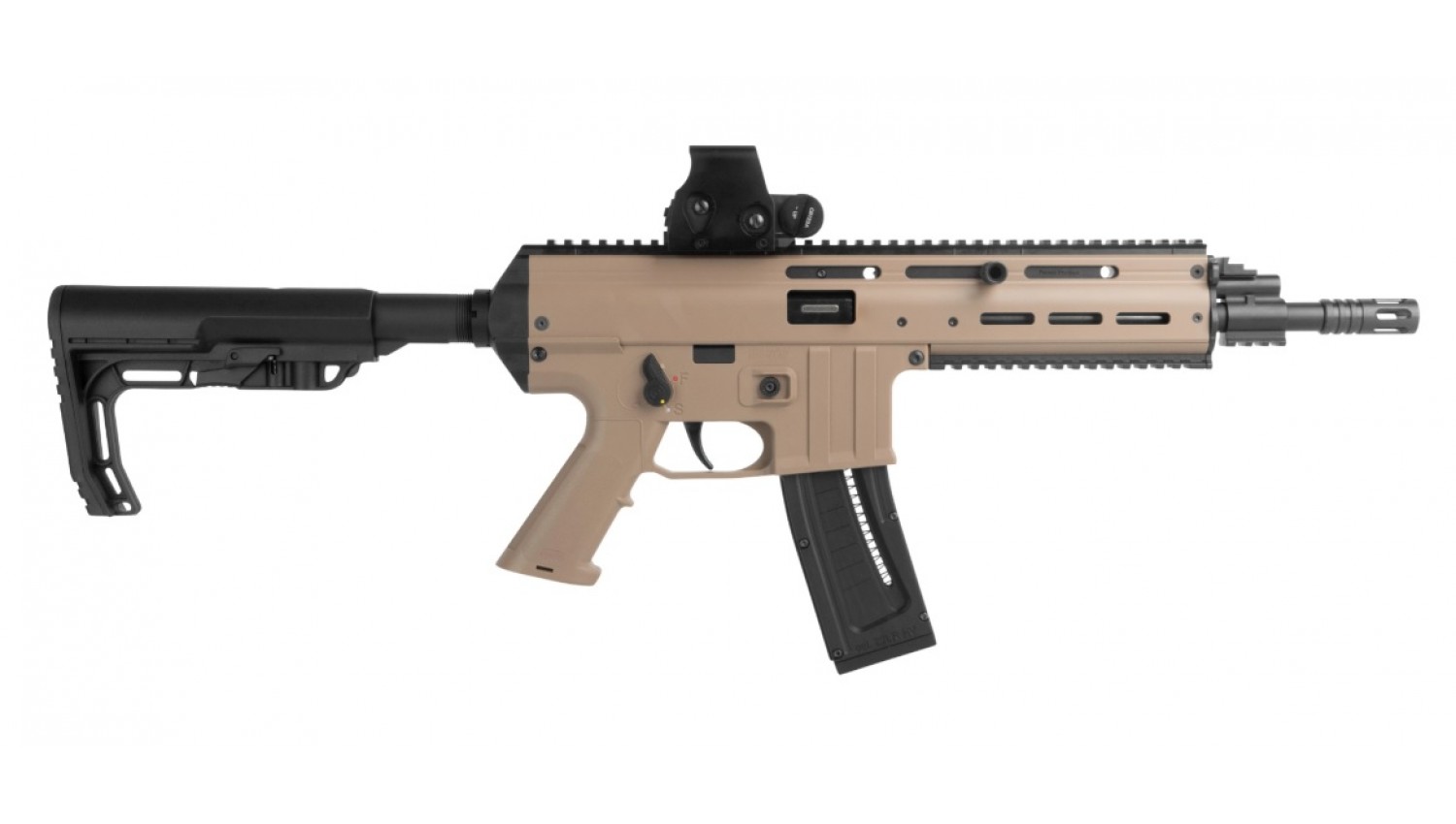 Mauser M15 Tan .22 LR 12" Barrel Semi Auto Rimfire Rifle w/Red Dot