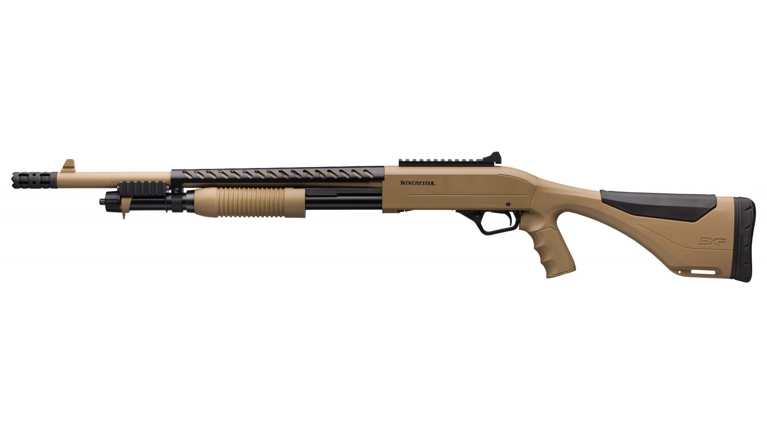 Winchester SXP Extreme Defender FDE 12 Gauge 3" 18" Barrel Pump Action ...