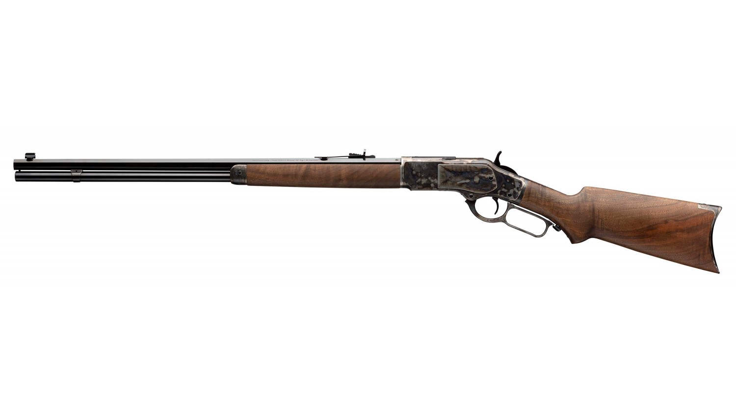 Winchester 1873 Sporter Octagon Curved Grip CCH .45 Colt 24" Barrel ...