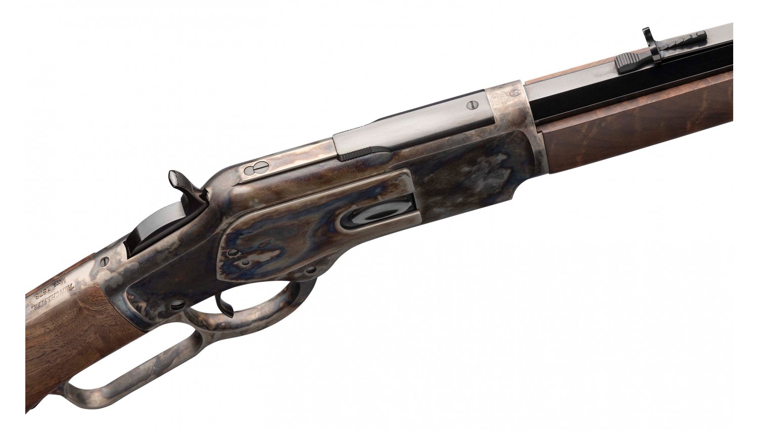 Winchester 1873 Sporter Octagon Curved Grip CCH .45 Colt 24" Barrel ...