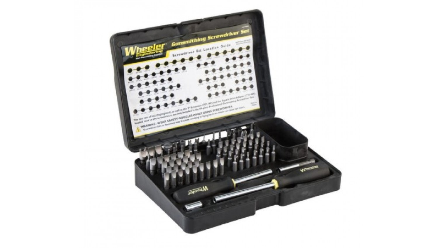 Wheeler Engineering Deluxe Gunsmithing 89 Piece Screwdriver Set