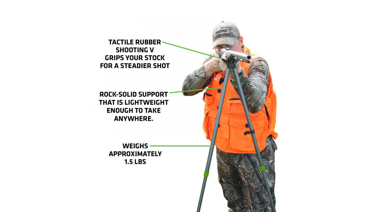 Primos Hunting Pole Cat Tall Bipod Shooting Stick