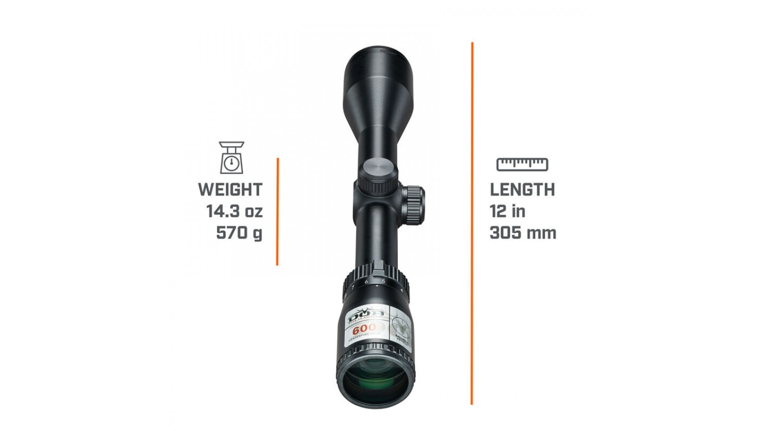Bushnell Trophy 3-9x40 1" DOA 600 (SFP) Reticle Riflescope