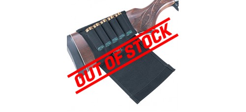 Uncle Mike's 5 Loop Flap Style Buttstock Shell Holder for Shotguns