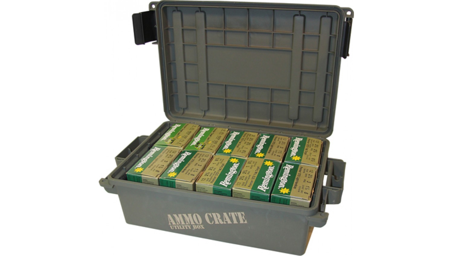 MTM Case-Gard Plastic Ammo Crate in Army Green