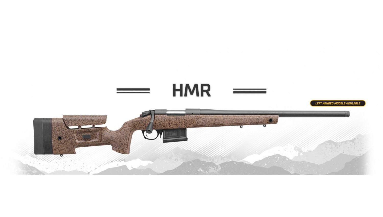 Bergara B-14 HMR Left Hand 22-250 Rem 24" Barrel Bolt Action Rifle