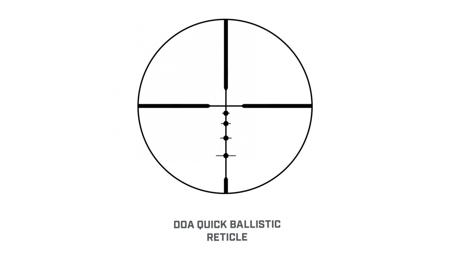 Bushnell Legend 3-9x40mm 1" DOA Quick Ballistic Reticle Riflescope