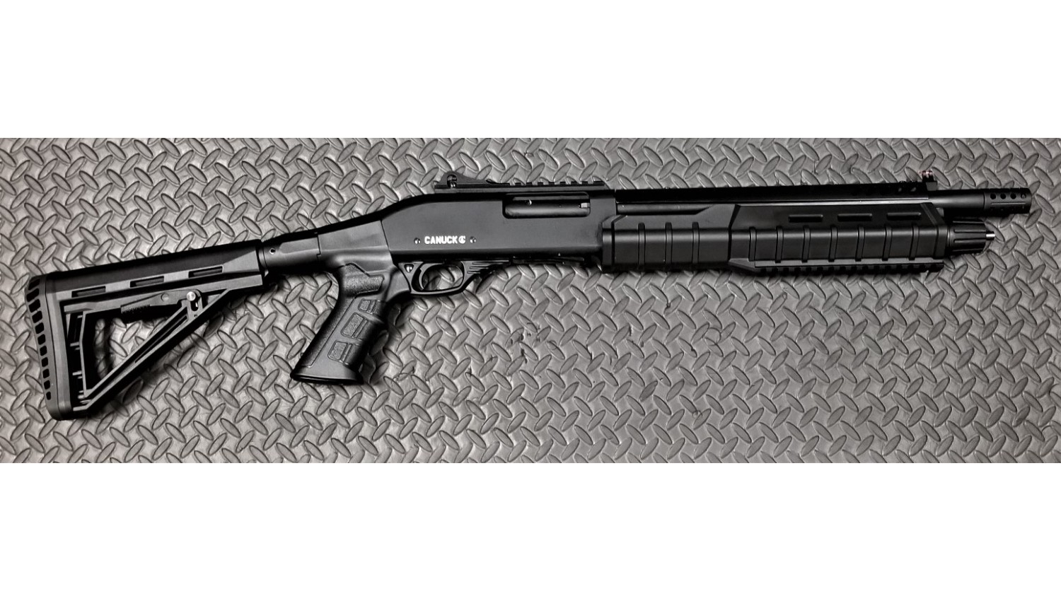 Canuck Commander Pump Shotgun Black 12 ga 3" 14" Barrel