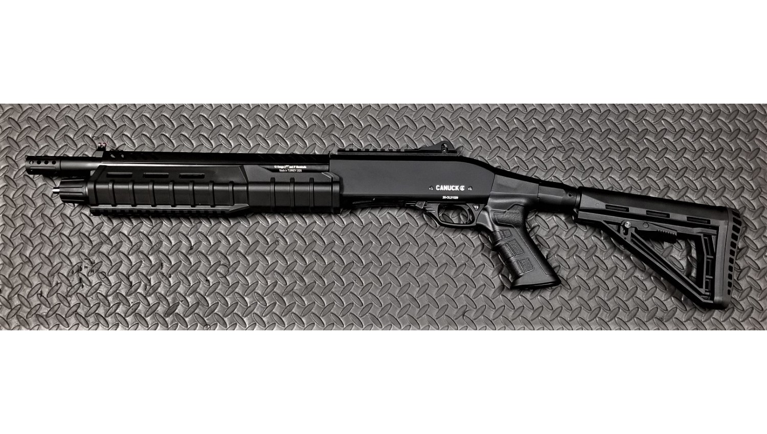 Canuck Commander Pump Shotgun Black 12 ga 3" 14" Barrel