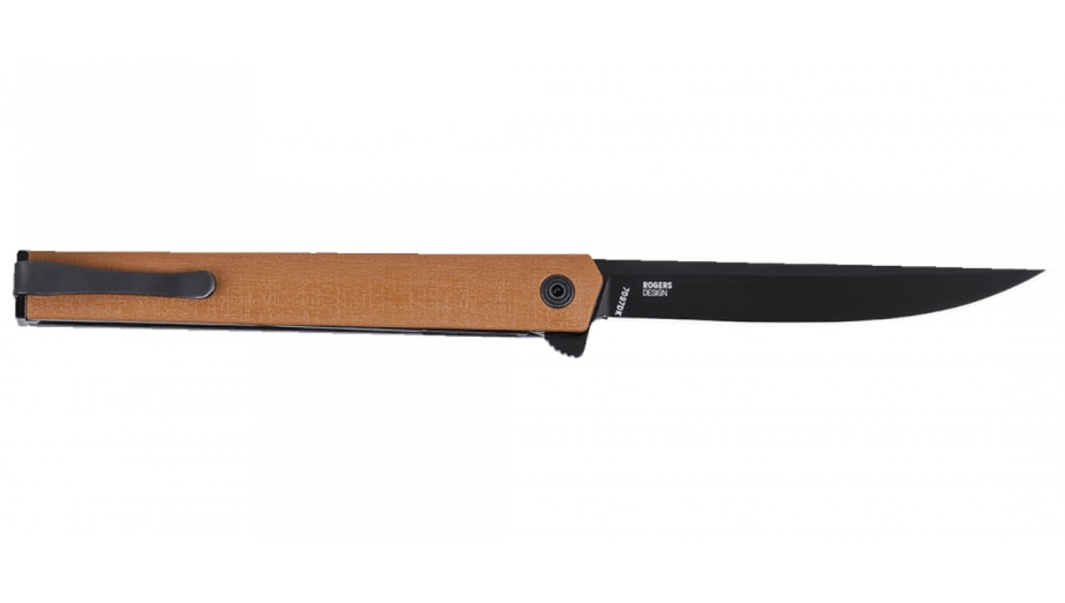 CRKT CEO Flipper 3.35" Folding Blade Knife - Desert Tan