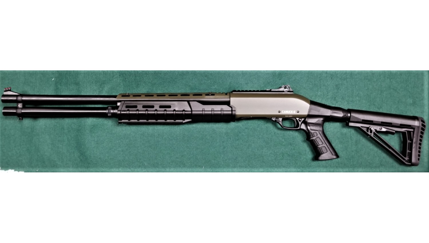 Canuck Sentry 12 Gauge 3" 24" Barrel Pump Action Shotgun in Green