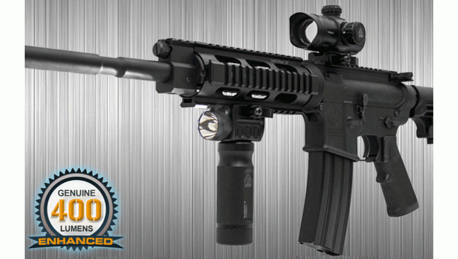 UTG Tactical Combat LED Grip Light with QD Mounting Base