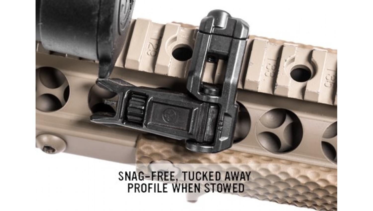 Magpul MBUS Pro Offset Rear Sight - Black