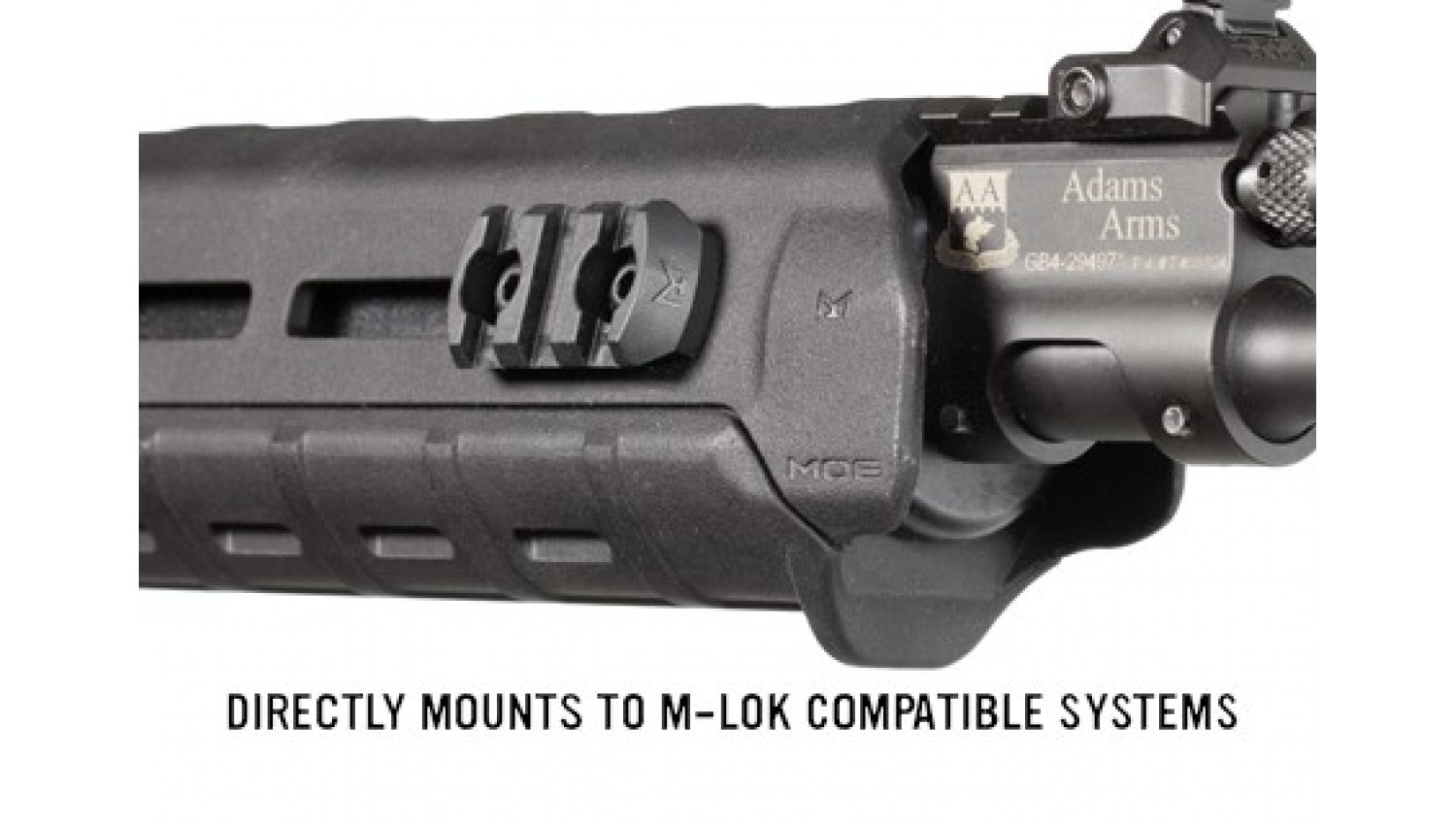 Magpul M-LOK 3 Slot Black Polymer Rail