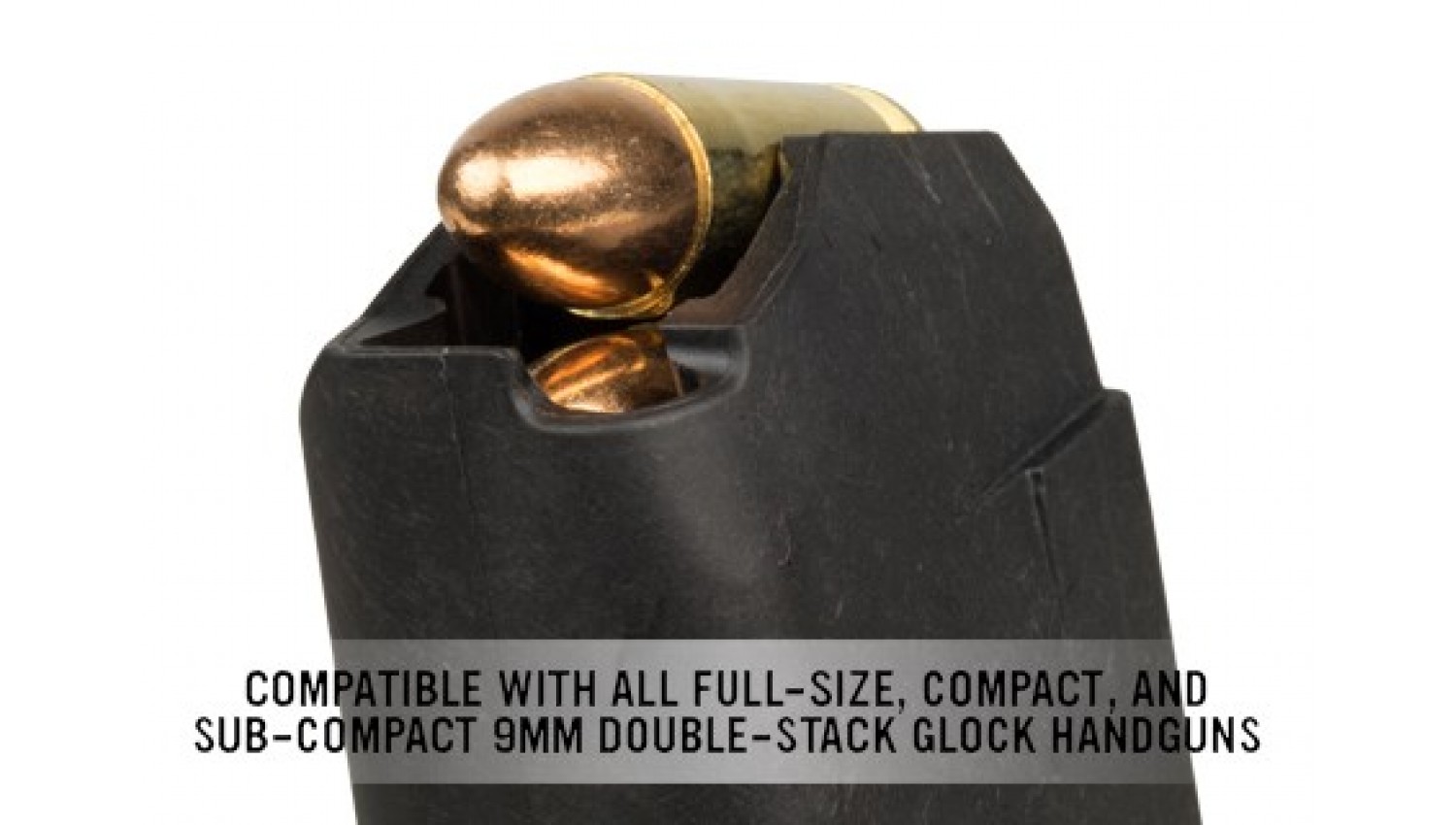 Magpul PMAG 27 MGL9 Glock 9mm 27/10 Round Magazine - Black