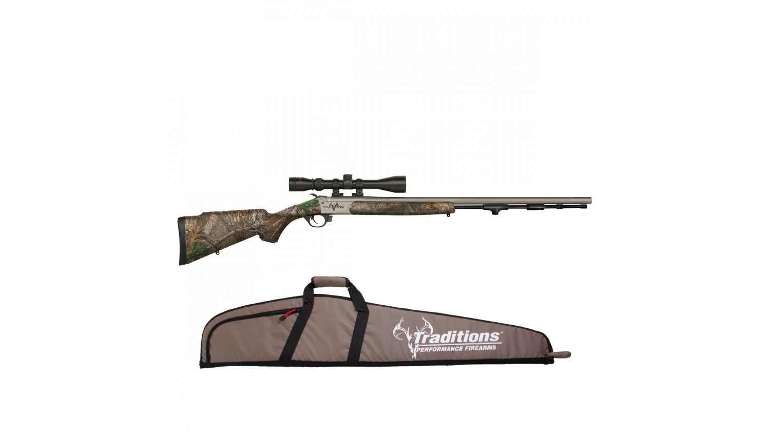 Traditions Pursuit XT Realtree Edge/SS .50 Calibre 26" Barrel ...