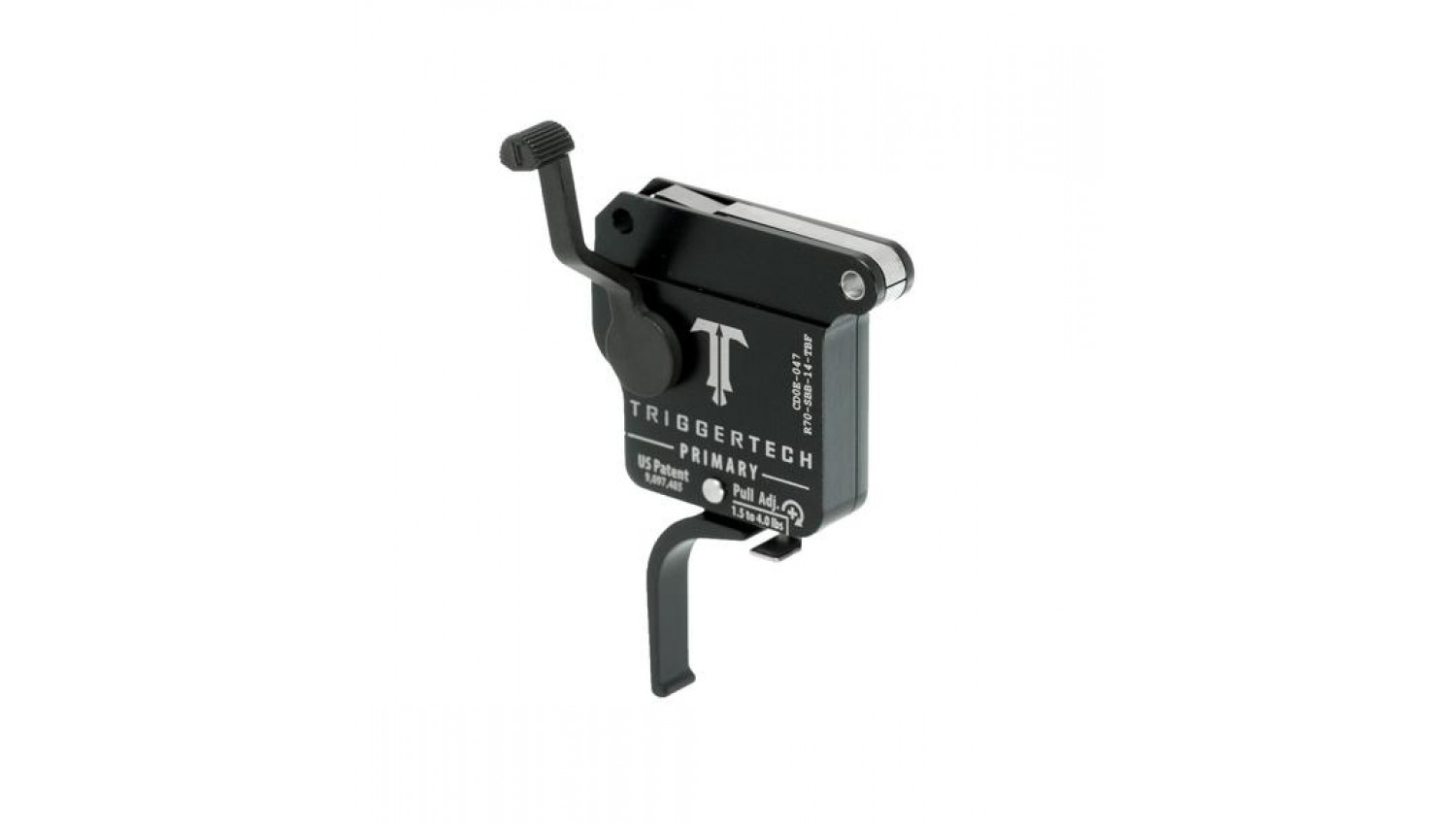 TriggerTech Primary Remington 700 Straight Flat PVD Black Drop In Trigger