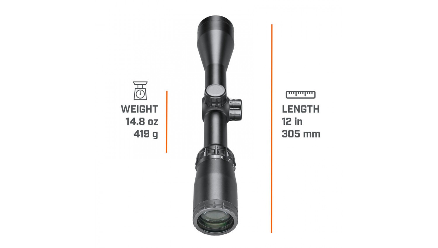 Bushnell Banner 2 3-9x40mm 1" D0A Quick Ballistic Reticle Riflescope