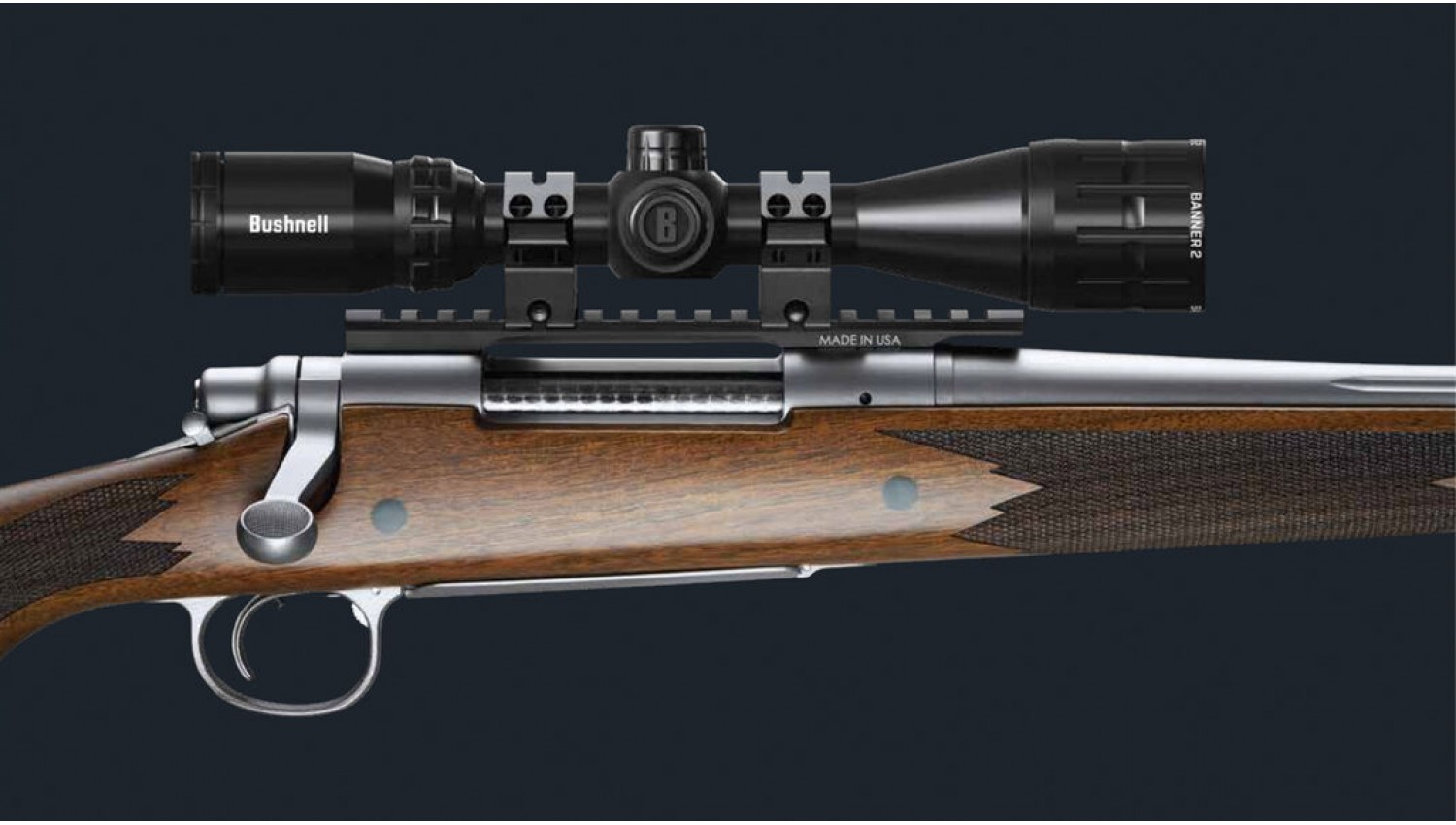 Bushnell Banner 2 3-9x40mm 1" D0A Quick Ballistic Reticle Riflescope