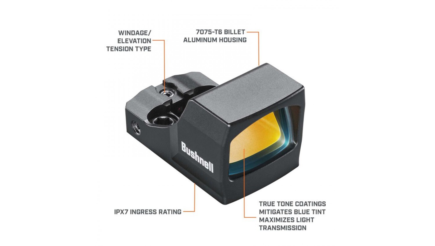 Bushnell RXC-200 1x21mm Compact Reflex Sight