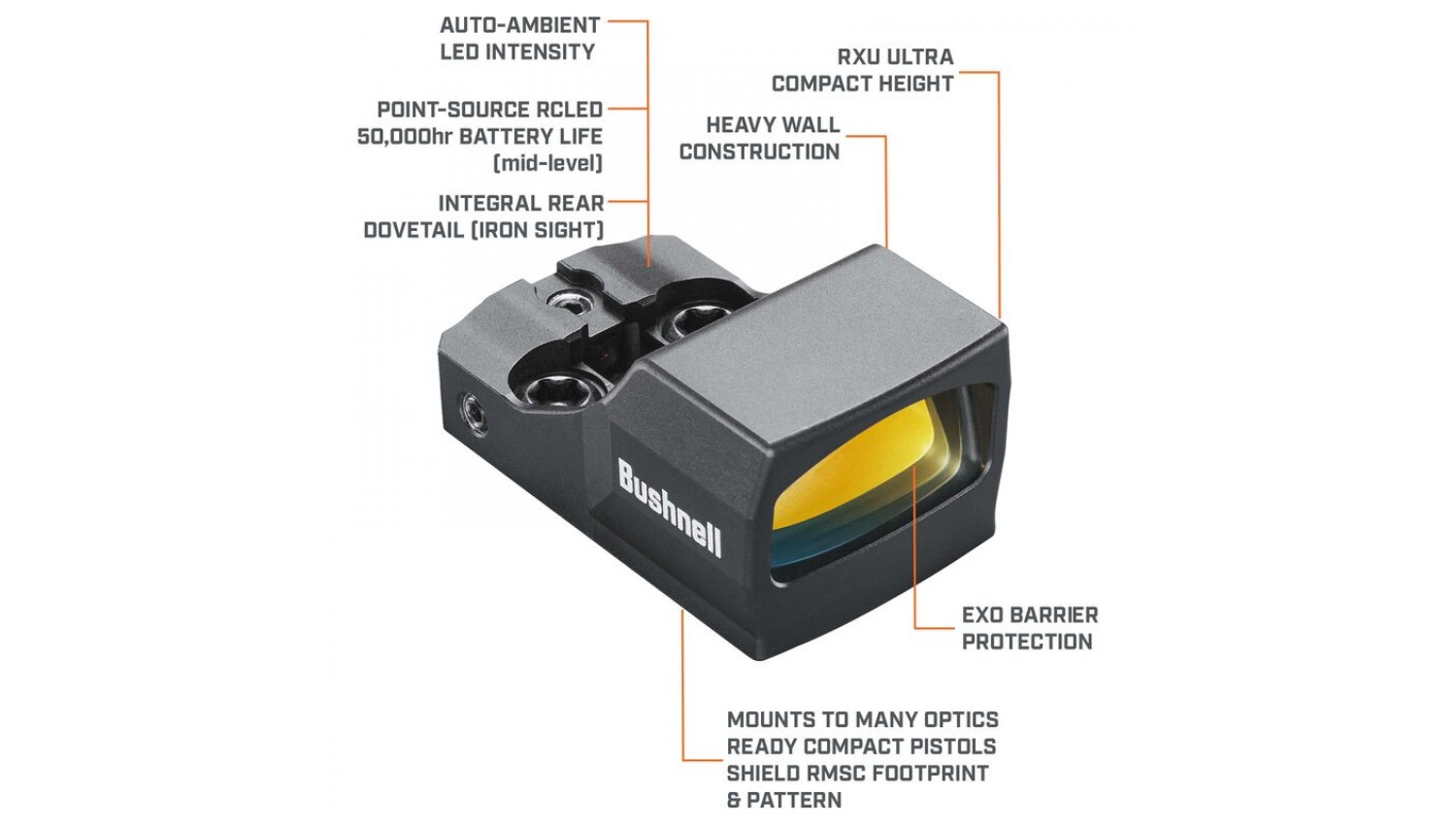 Bushnell RX Micro Ultra Compact 6 MOA Reflex Sight