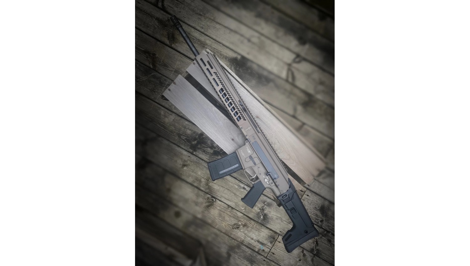 Crusader Arms Templar FDE 5.56 NATO/.223 Rem 18.7" Barrel Semi Auto Rifle