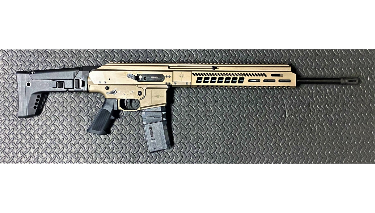 Crusader Arms Templar FDE 5.56 NATO/.223 Rem 18.7" Barrel Semi Auto Rifle