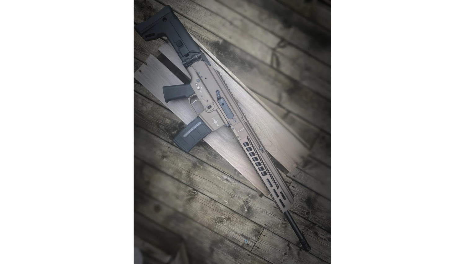 Crusader Arms Templar FDE 5.56 NATO/.223 Rem 18.7" Barrel Semi Auto Rifle