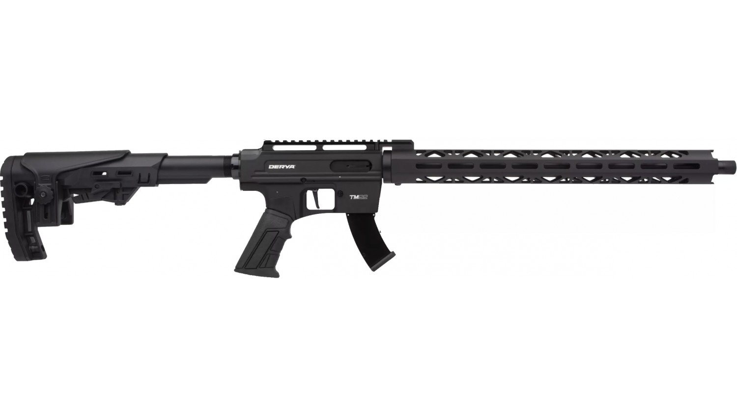 Derya TM22 Black .22LR 18″ Barrel Semi-Auto Rimfire Rifle